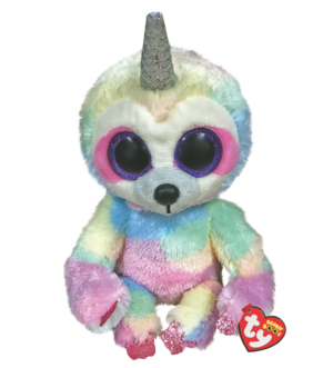 Beanie Boos Asha (Struds i regnbuefarve) - TY Bamser | GetaTeddy.dk